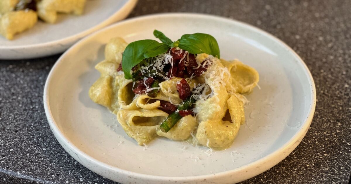 Pasta med aspargessaus – Matvett
